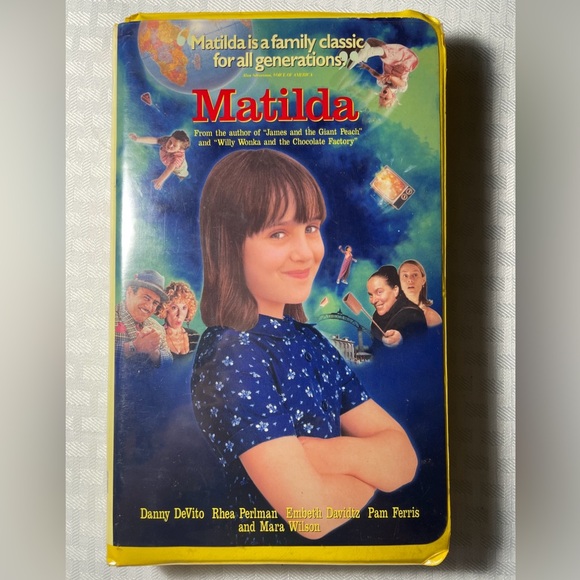 Other | Matilda Vhs 1996 Clam Shell Case Closed Captioned Vintage ...